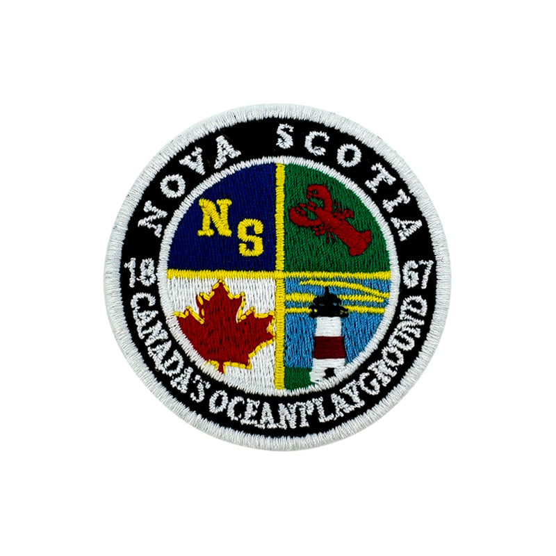 Nova Scotia iron-on embroidery patch – Northern Icons