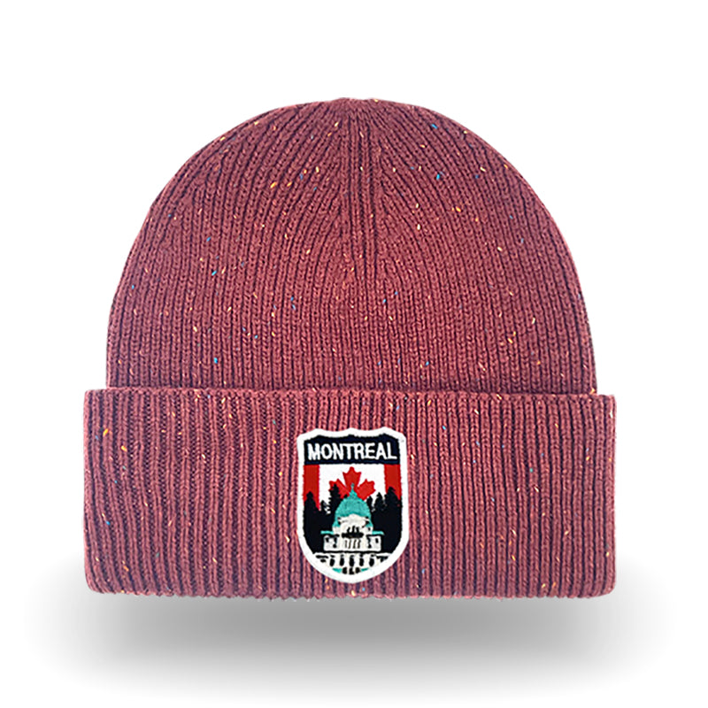 MONTREAL COLORED SPECKLE KNIT TOQUE – Northern Icons