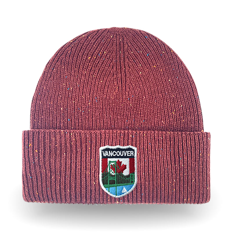 VANCOUVER COLORED SPECKLE KNIT TOQUE – Northern Icons