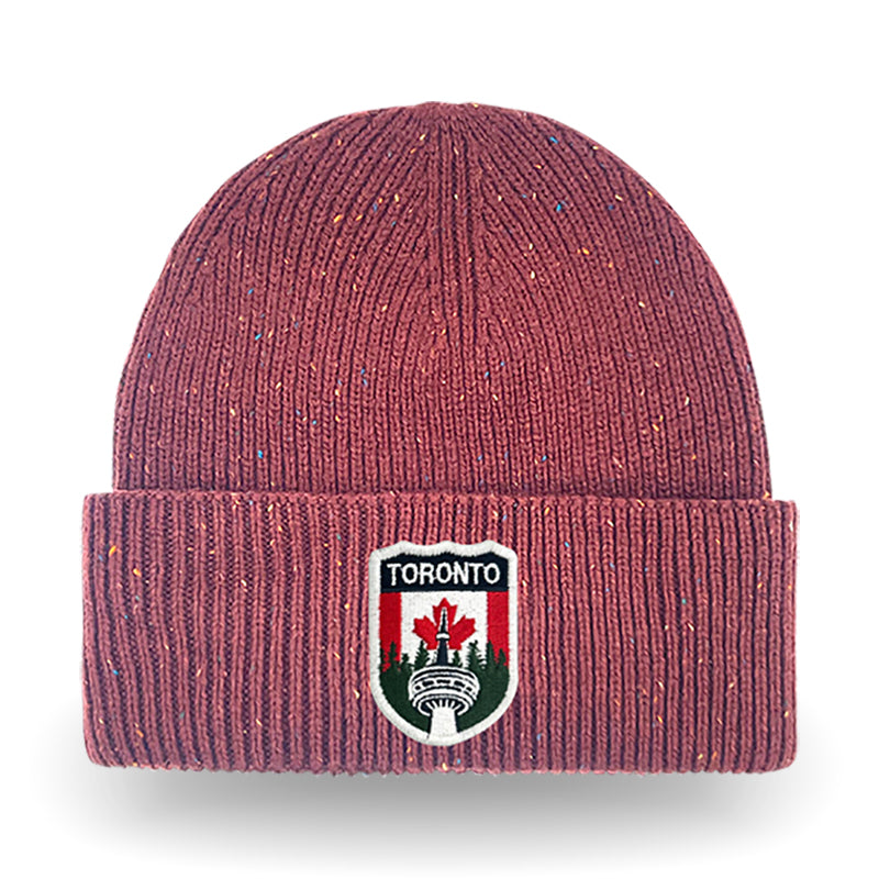 TORONTO COLORED SPECKLE KNIT TOQUE – Northern Icons
