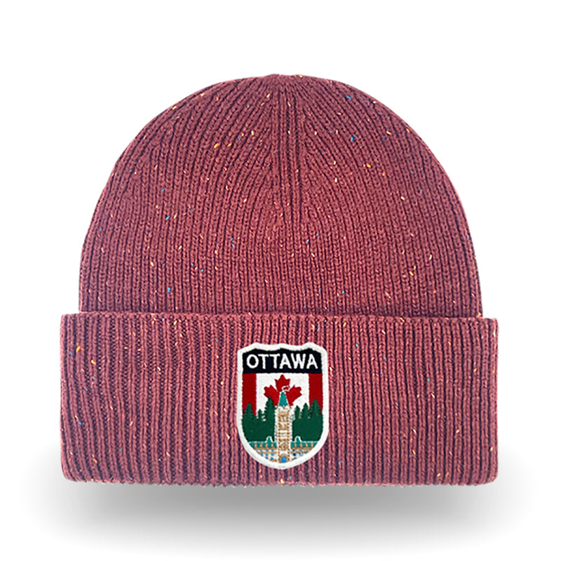 OTTAWA COLORED SPECKLE KNIT TOQUE – Northern Icons