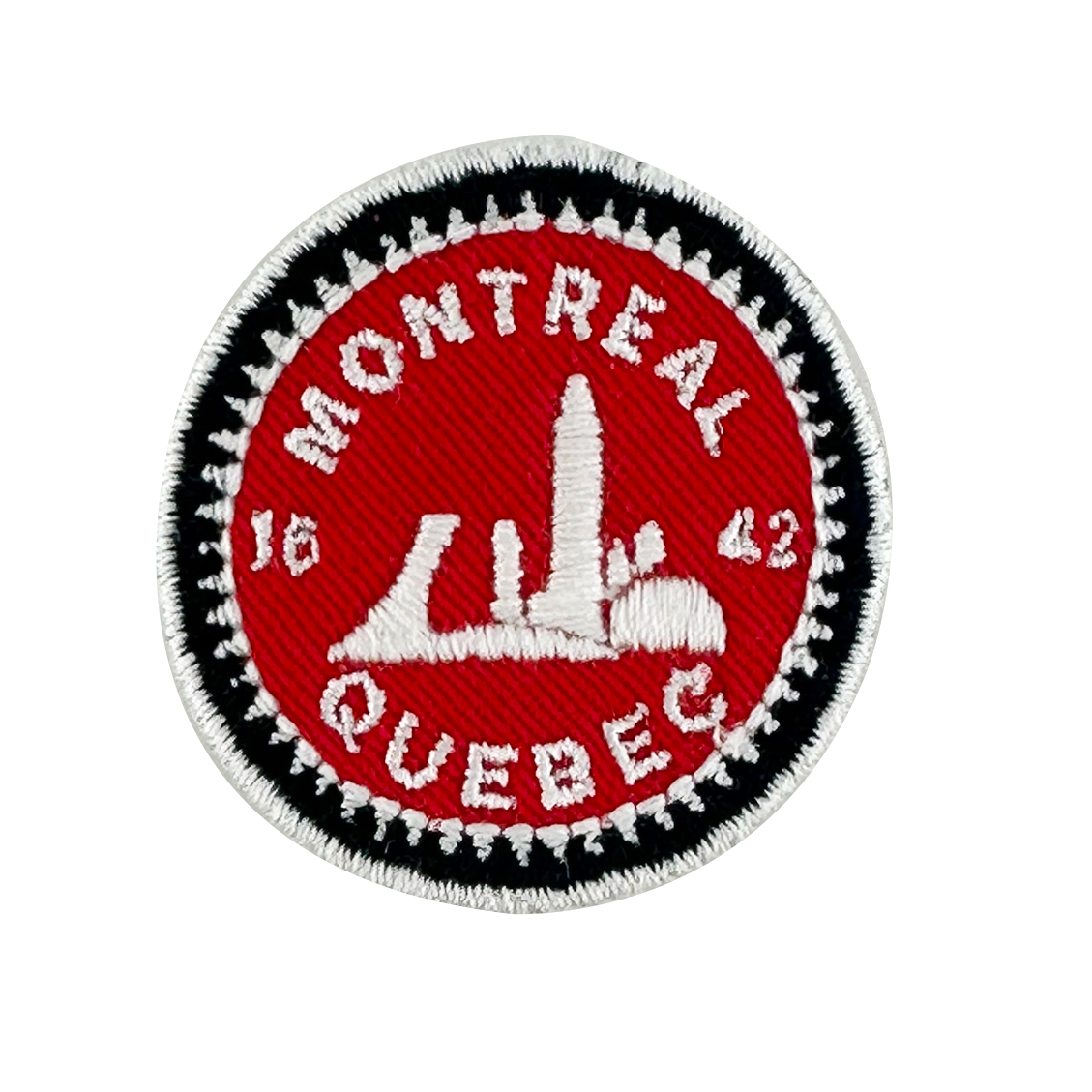 Montreal iron-on embroidery patch – Northern Icons