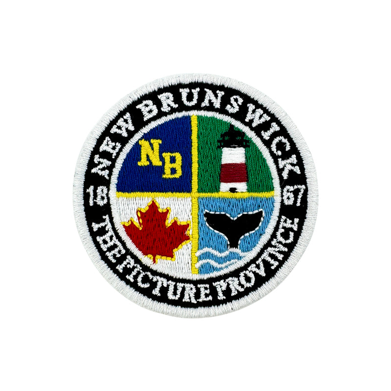New Brunswick iron-on embroidery patch – Northern Icons