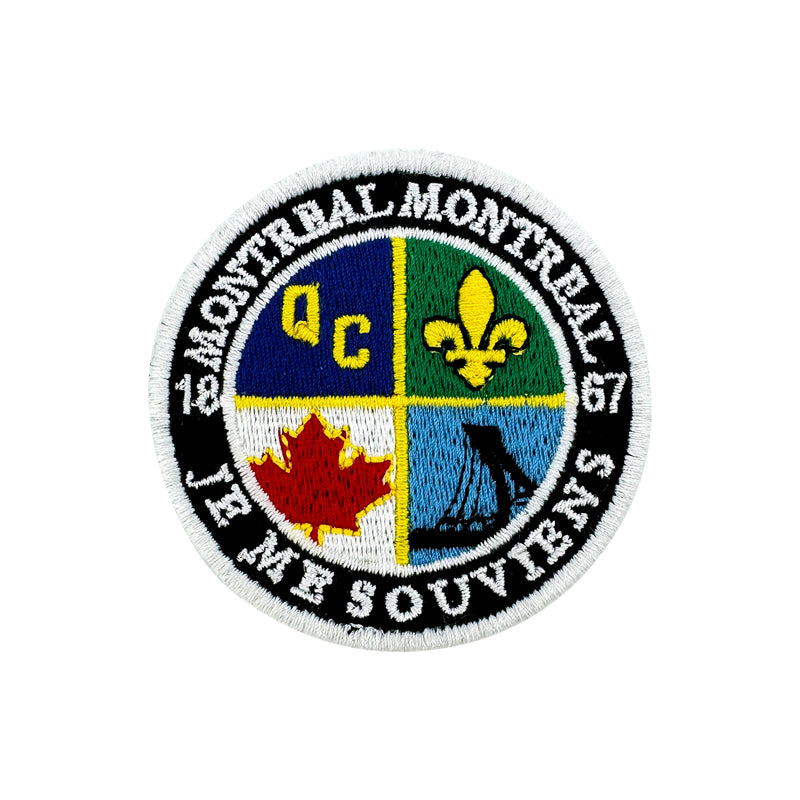Montreal iron-on embroidery patch – Northern Icons