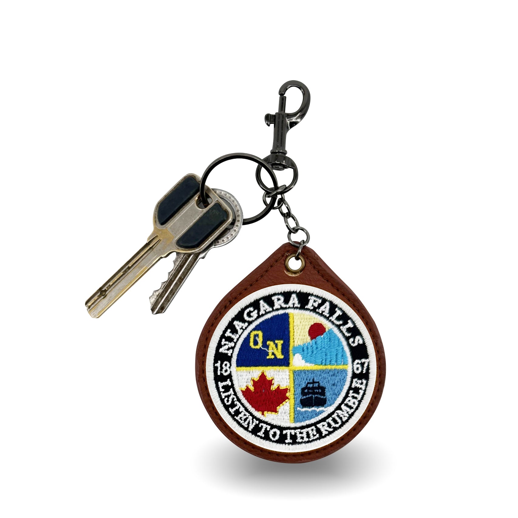 NIAGARA FALLS PATCH EMBROIDERED KEYCHAIN – Northern Icons