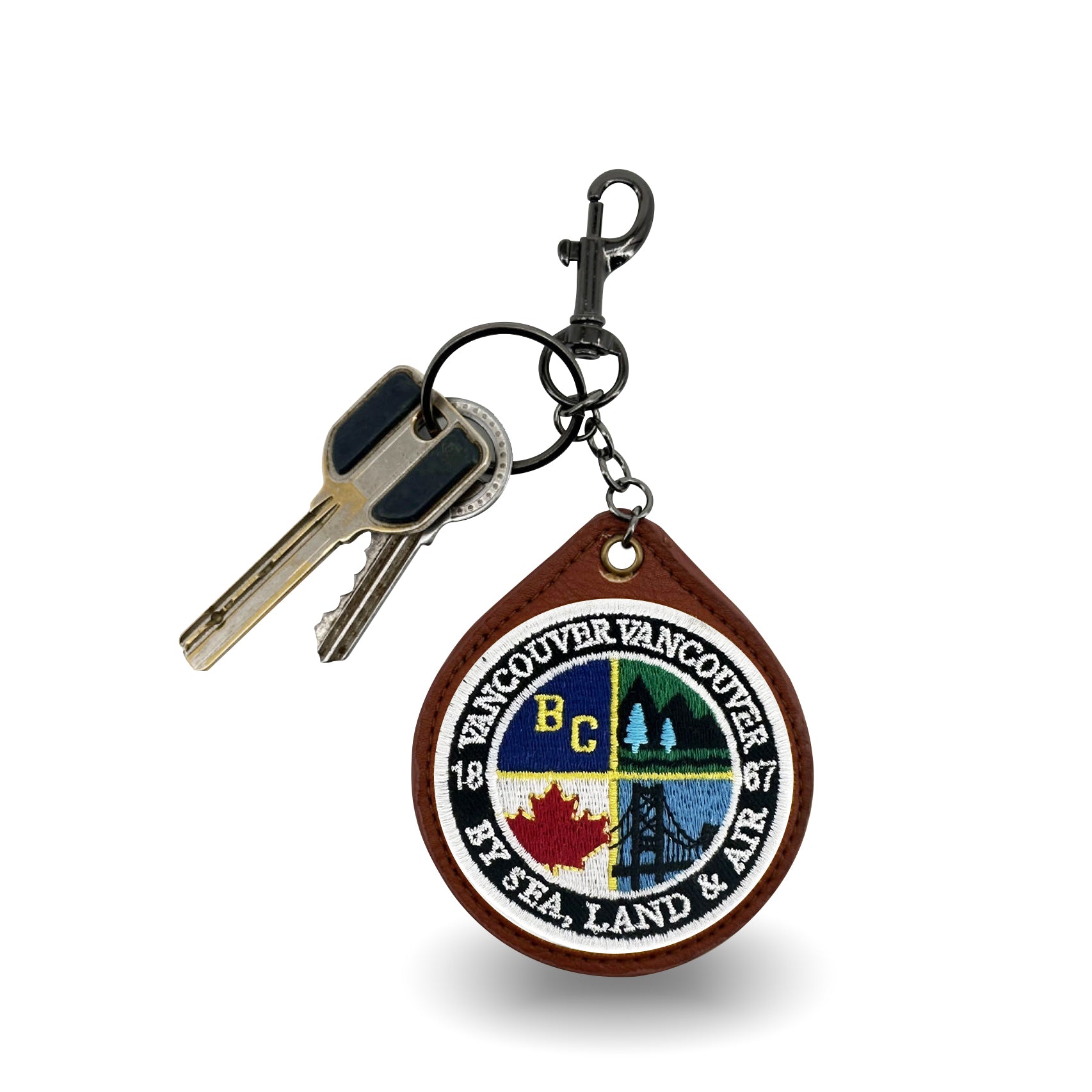 VANCOUVER PATCH EMBROIDERED KEYCHAIN – Northern Icons