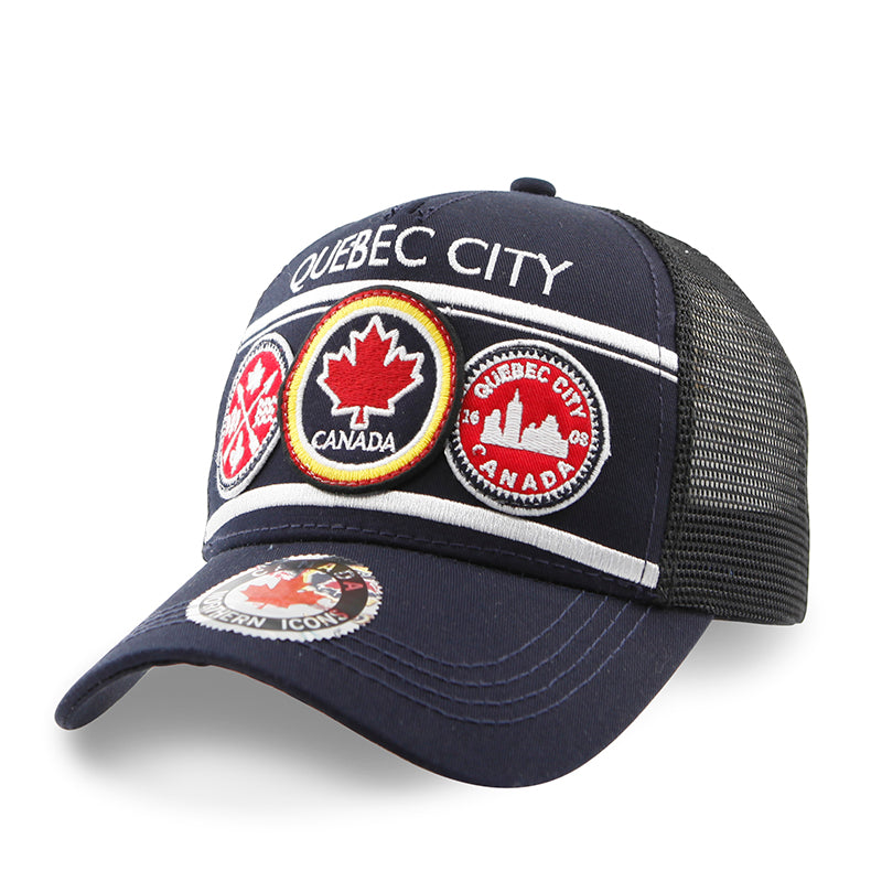 Quebec City patch embroidery trucker hats – Northern Icons