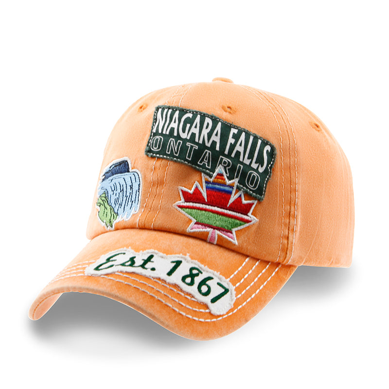 Niagara falls Distressed Patch Baseball Cap – Northern Icons