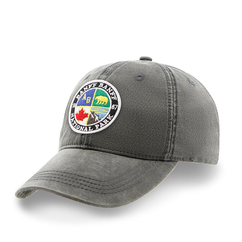 Banff Patch Logo Oilskin Solid Cap – Northern Icons